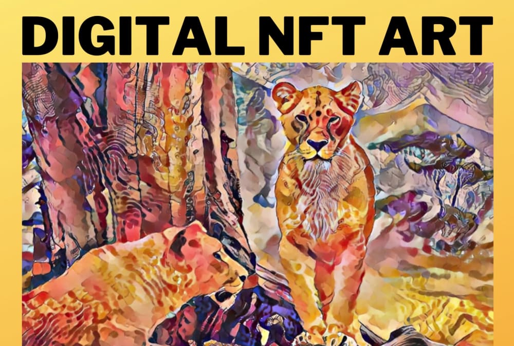 Modern nft art design | Upwork