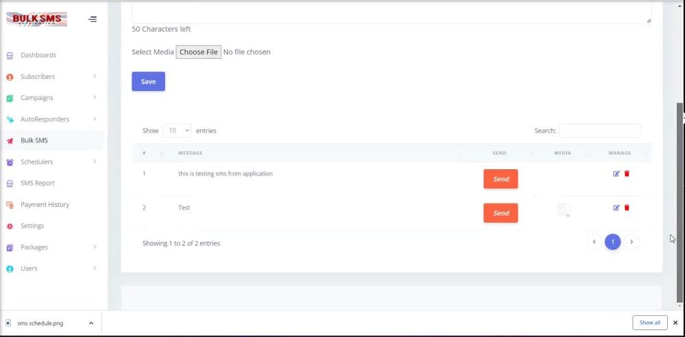 A Twilio bulk SMS, SMS scheduling, subscribers, SMS reports and many ...