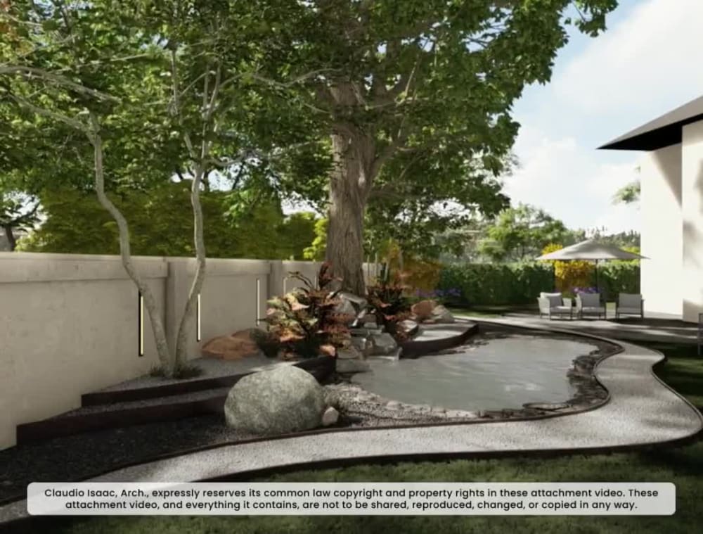 A complete 3D landscaping design + home exterior design and ...
