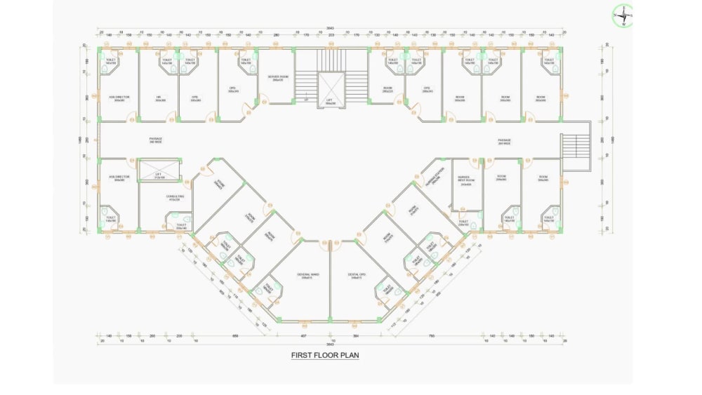 Civil/Architectural drawing in AutoCAD, plans, elevations, sections ...