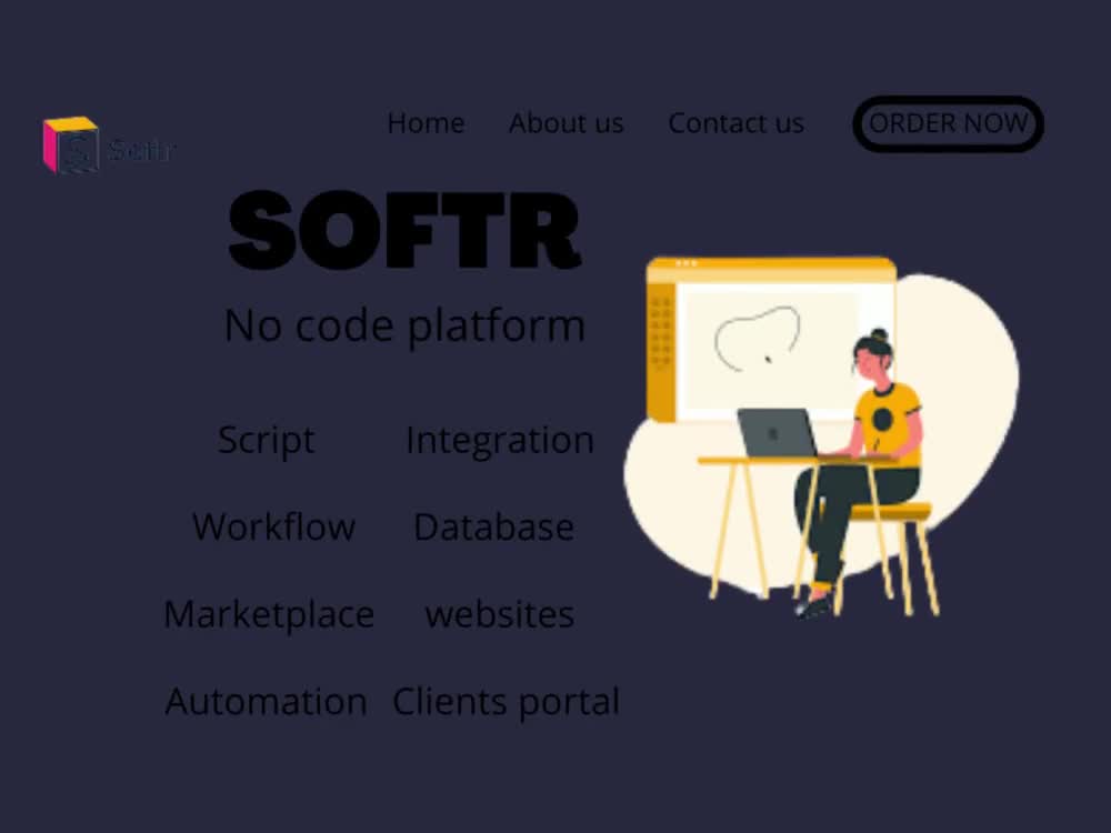Any kind of website using softr set up database and automation | Upwork