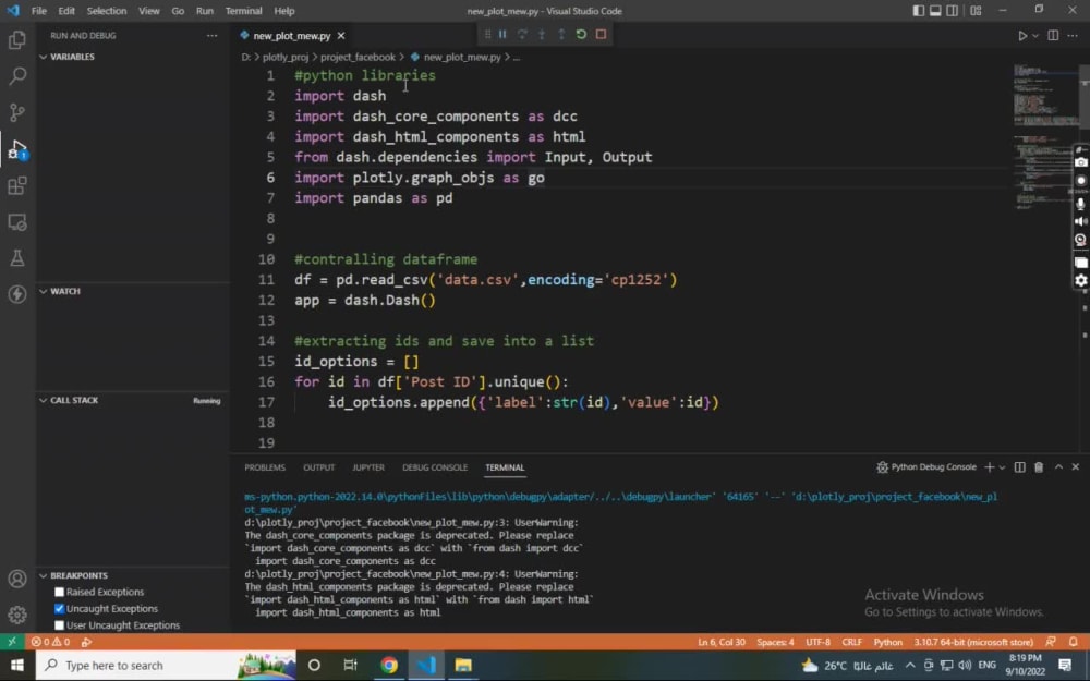 Interactive |dashboard & Graphs| using plotly and dash | Upwork