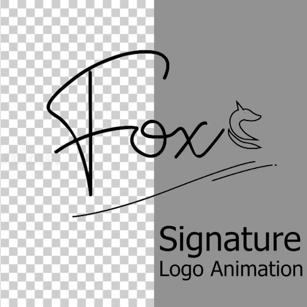 Handwritten signature animation for youtube intro outro and others | Upwork