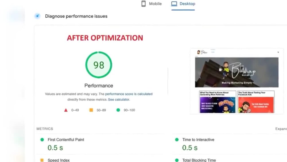 Fantastic WordPress Page Speed Optimization with 90+ Google Score | Upwork