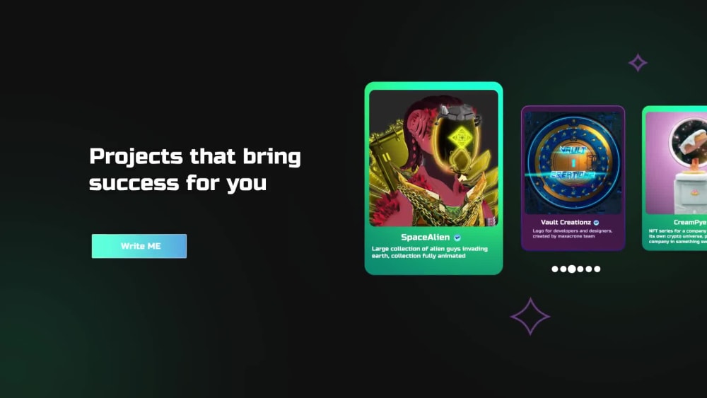 High quality NFT collection 3D/2D, any amount, metadata as a gift | Upwork