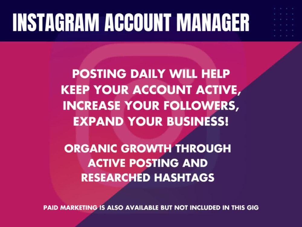 An Instagram account manager and content creator | Upwork