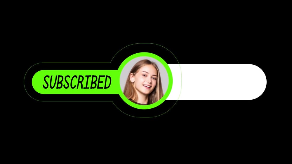 Youtube Subscribe Overlay to remind your viewers to support you! | Upwork