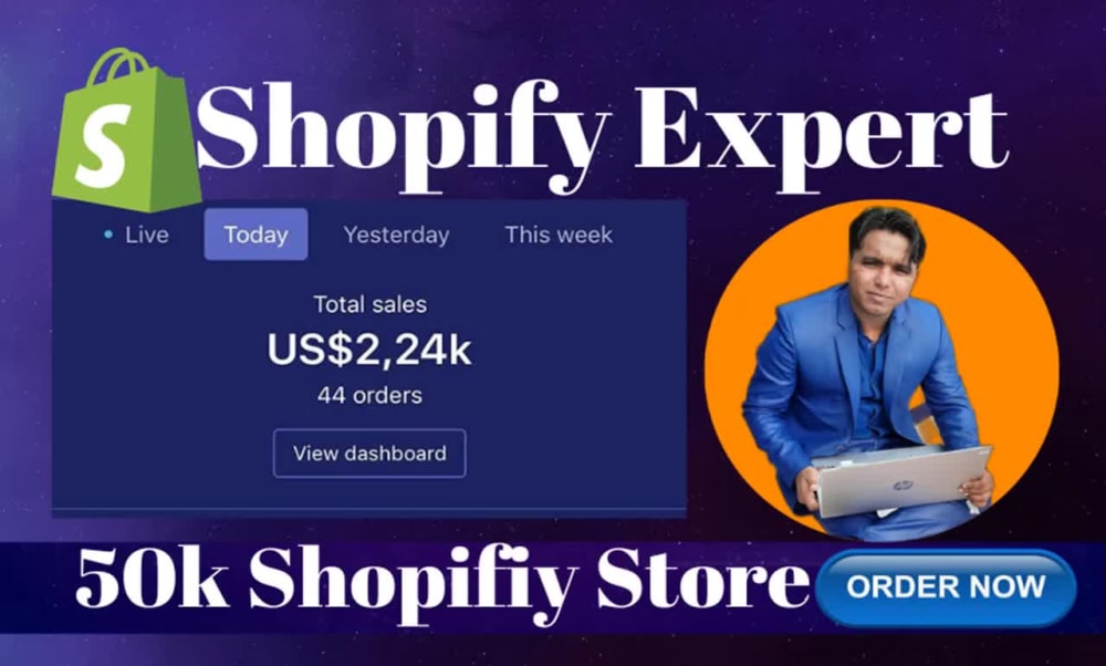 A passive income shopify dropshipping store or monthly $10k shopify ...