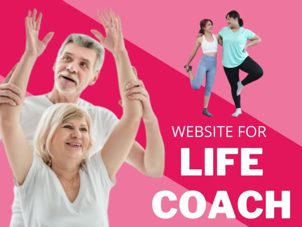 Life coaching website/landing page with appointment booking for ...