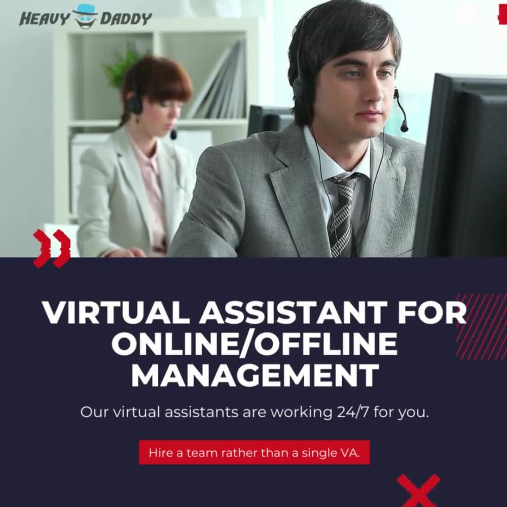 A team of Virtual Assistants for any online/offline management task ...