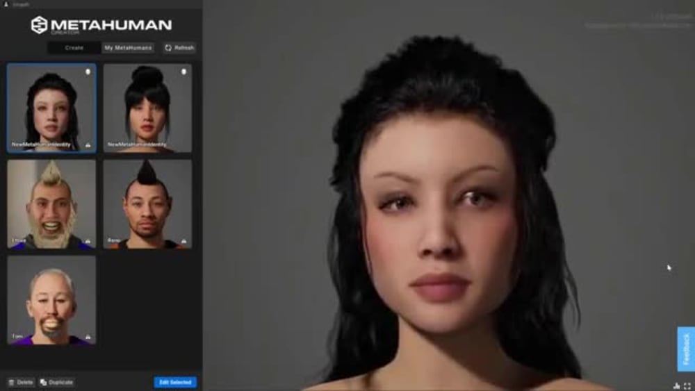 A Realistic Metahuman Character Character Design3d Metahuman Upwork 