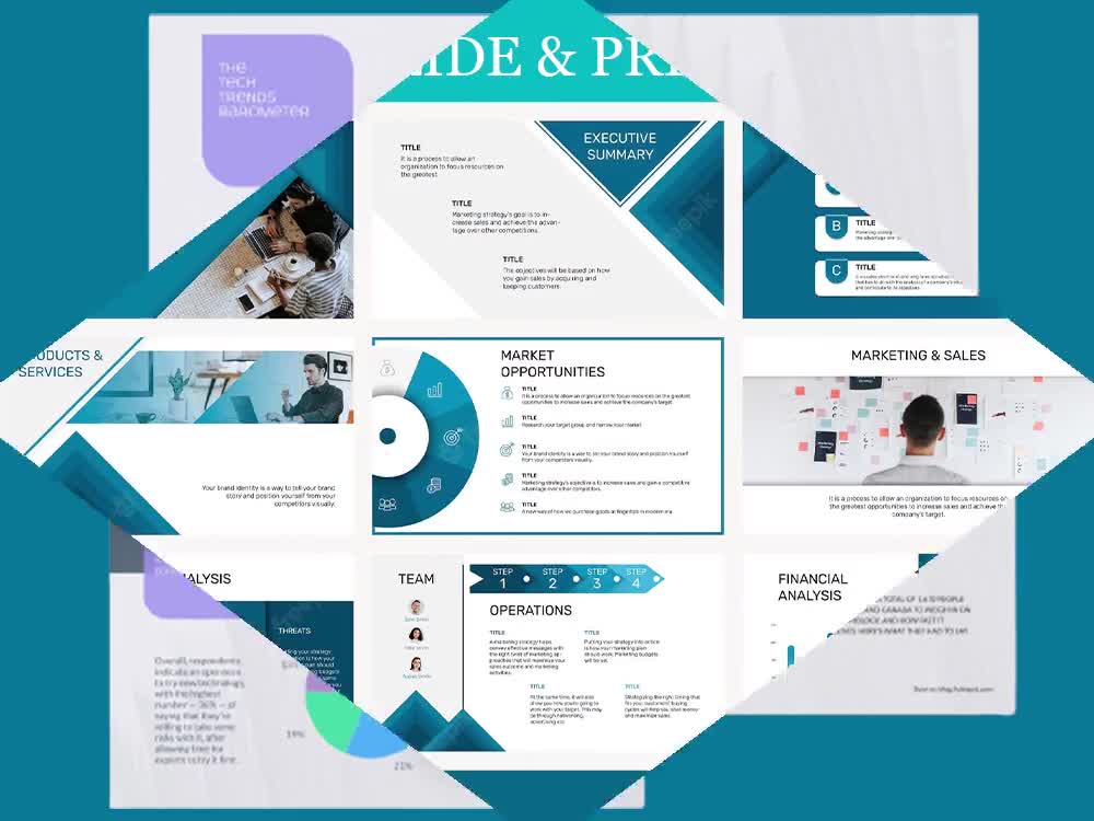 A creative business slide, business powerpoint, business presentation ...