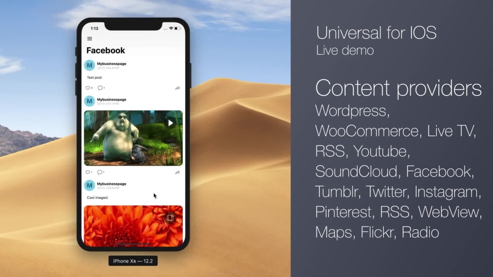 A iOS/Android mobile app for Social Media Facebook, Twitter, Instagram Post | Upwork