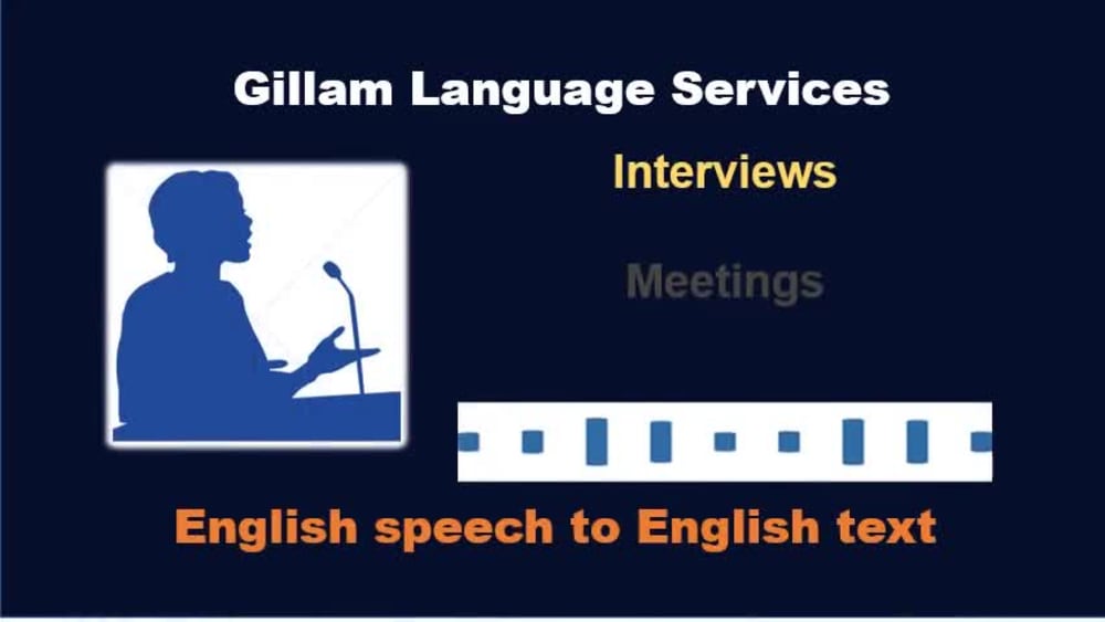 A rapid 100% human transcription in English with fast turnaround. | Upwork