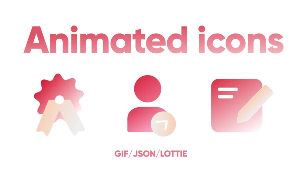 A Set of Animated icons for your Website or App | Upwork