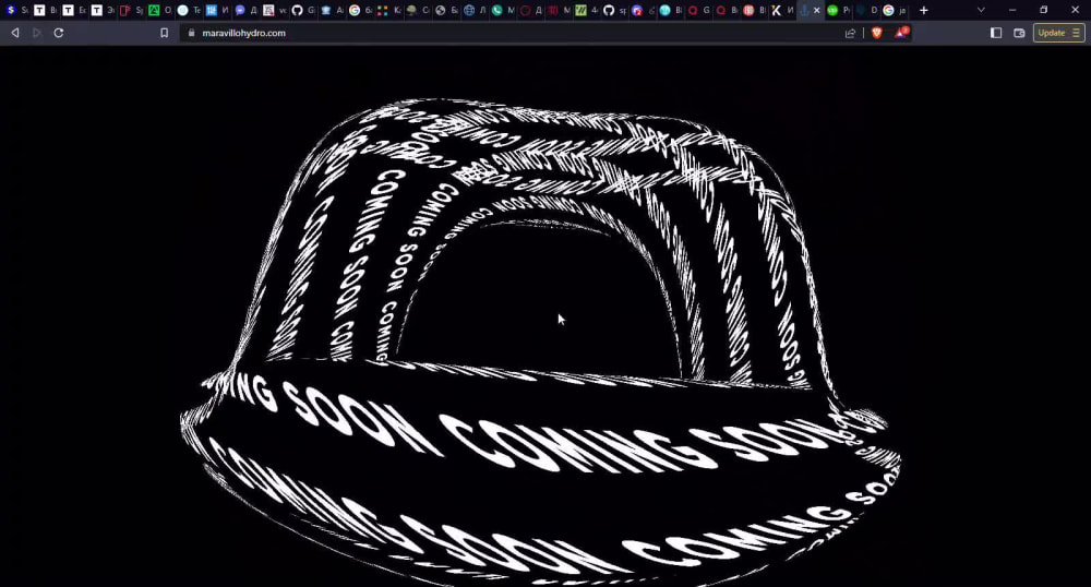 3D animated original interactive COMING SOON page for your website | Upwork