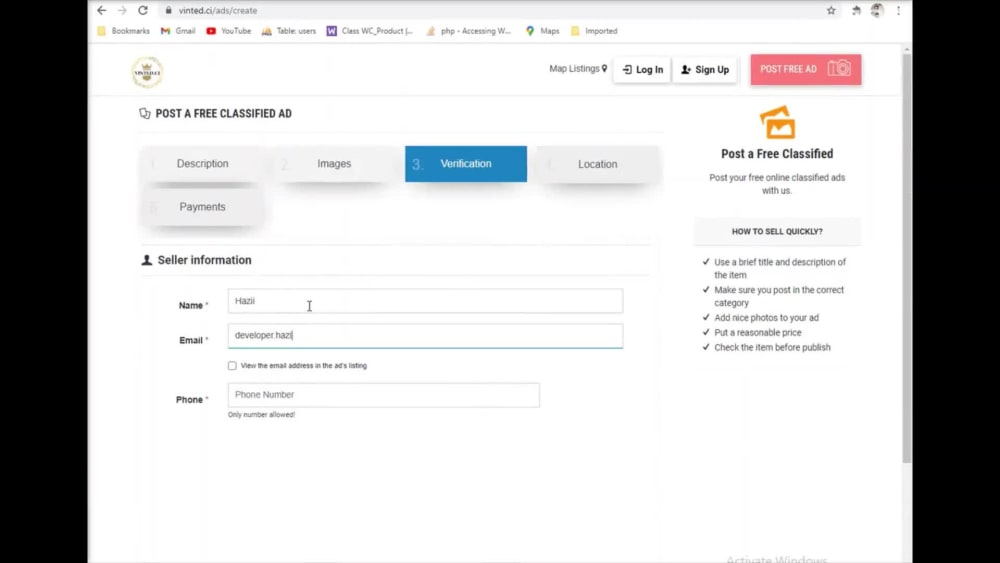 Dynamic Classified Web Application | Upwork