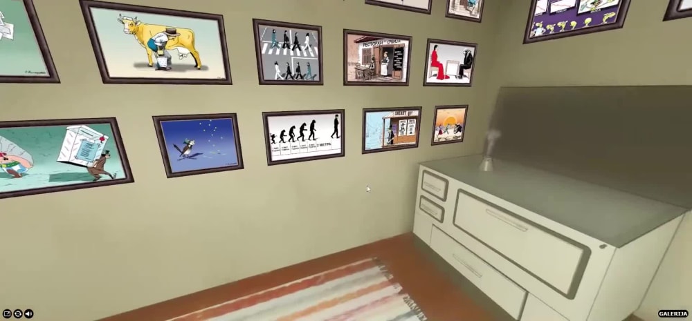 A professional 360 VR gallery with your images | Upwork