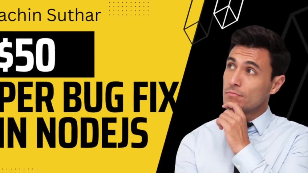Bug Fix In Nodejs Upwork
