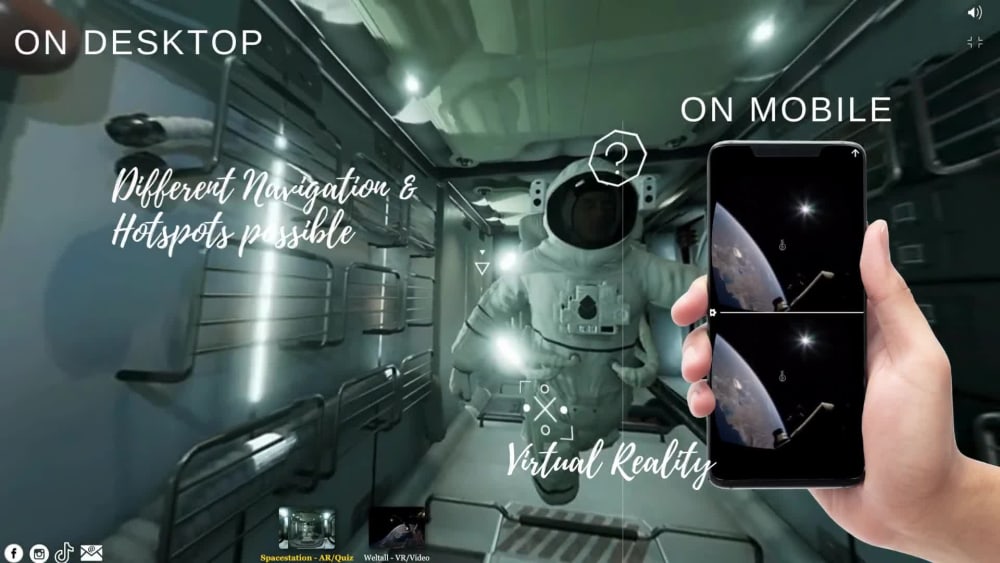 A customizable 360 degrees virtual tour - indoor/outdoor/creative space ...