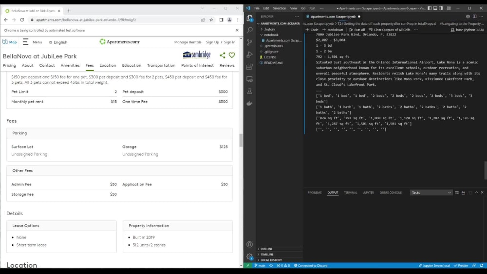 Personalized Web Scraper (Data Cleaning included) | Upwork