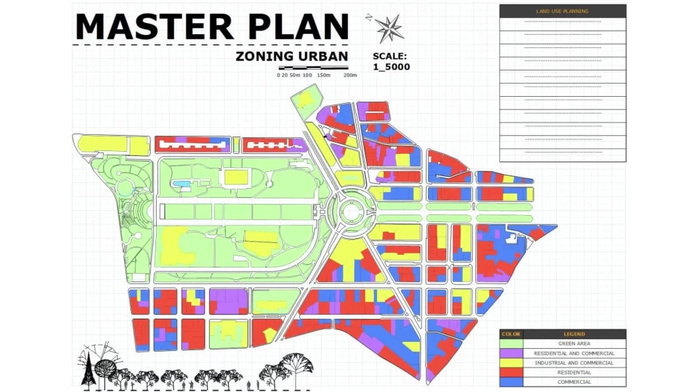 A map 2D in scale. | Upwork