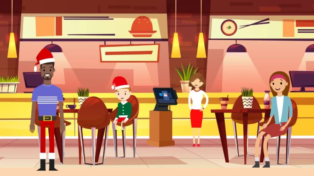 An Animated Christmas Video with Characters + Free Greeting Card | Upwork