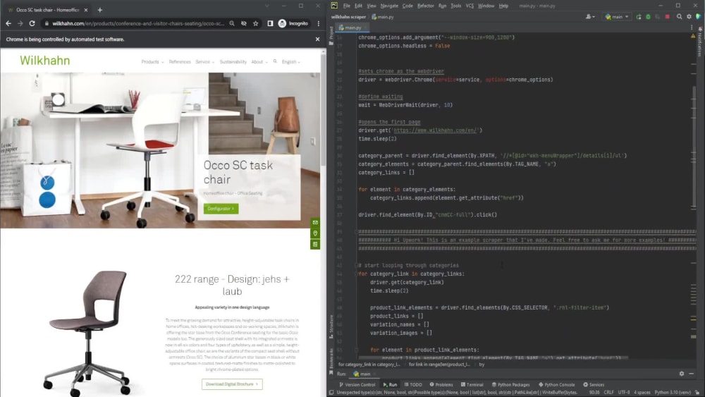 An efficient web scraper designed specifically for you! | Upwork
