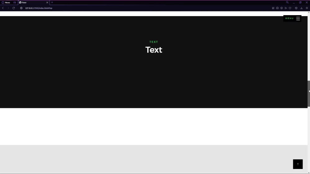 A beautiful landing page | Upwork