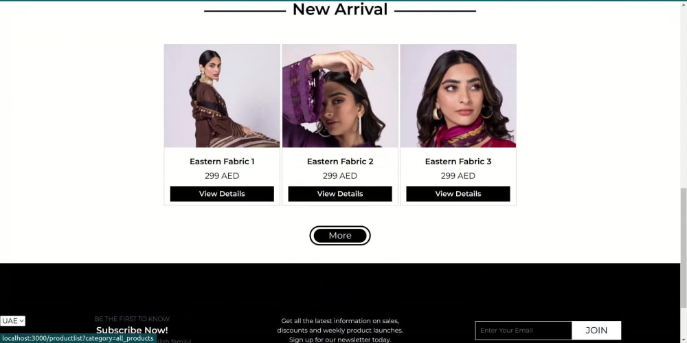 A responsive single-vendor e-commerce website using react js | Upwork