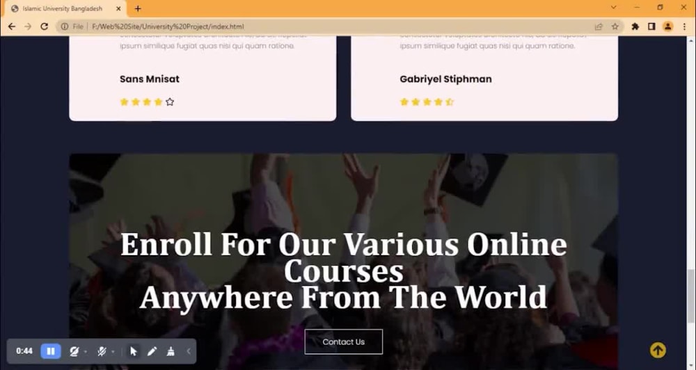 An Educational/ Collage/ School Website for your institute | Upwork