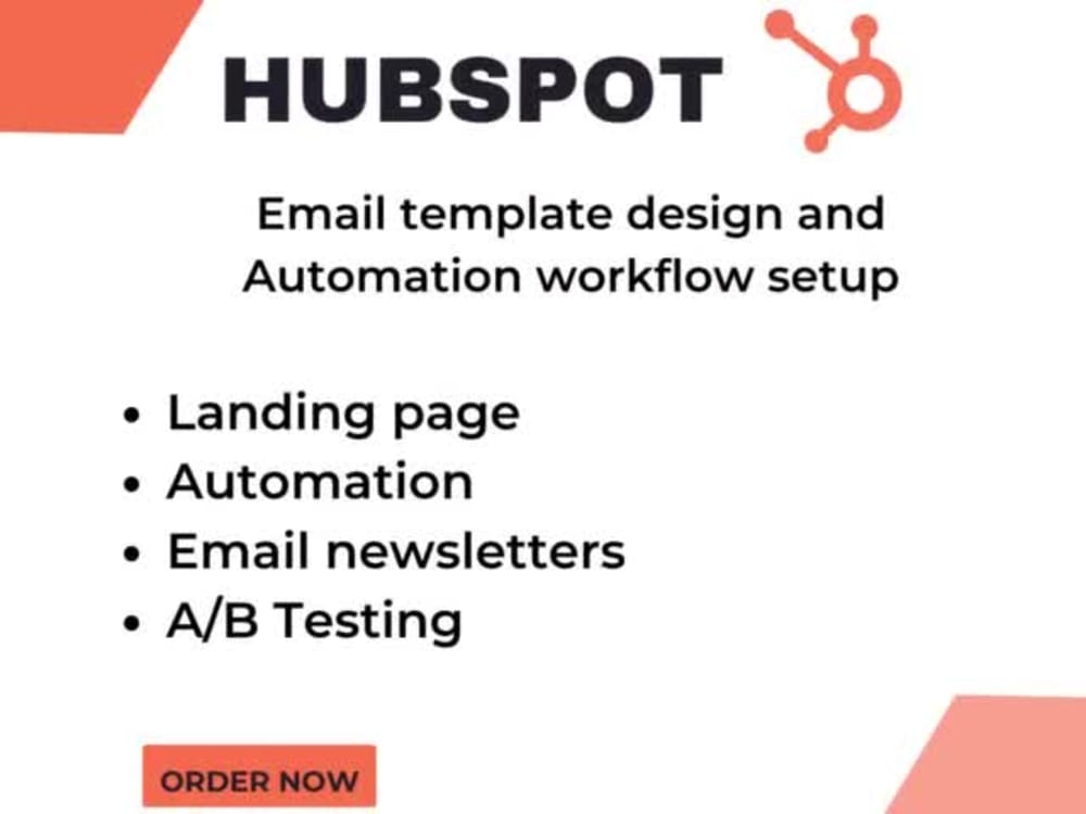 Hubspot Email template design and Automation workflow setup | Upwork