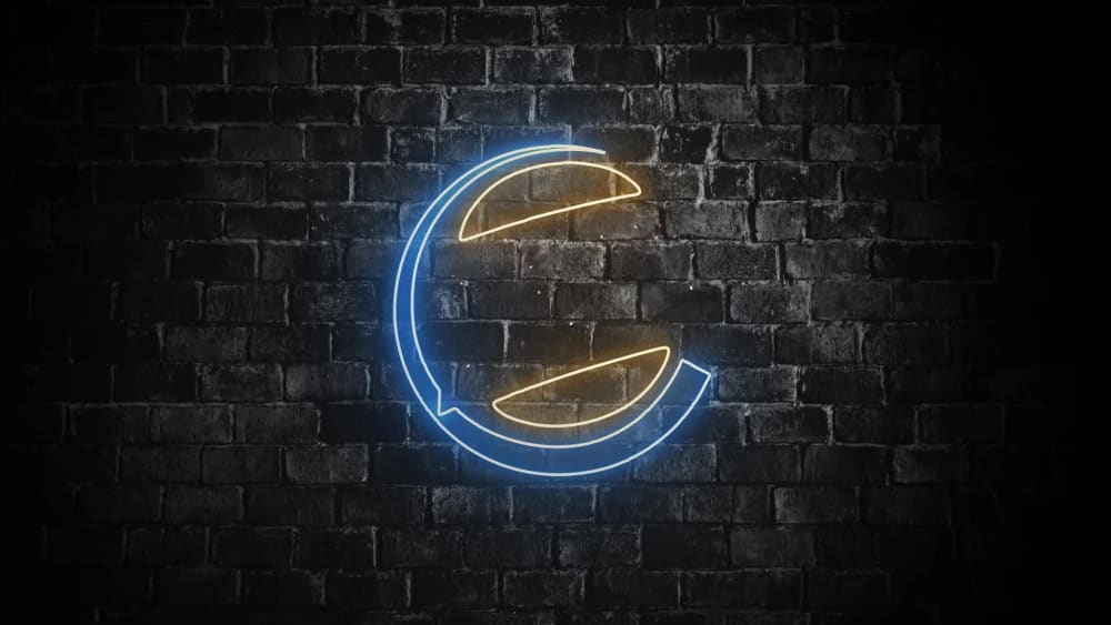 Neon logo animation intro video | Upwork