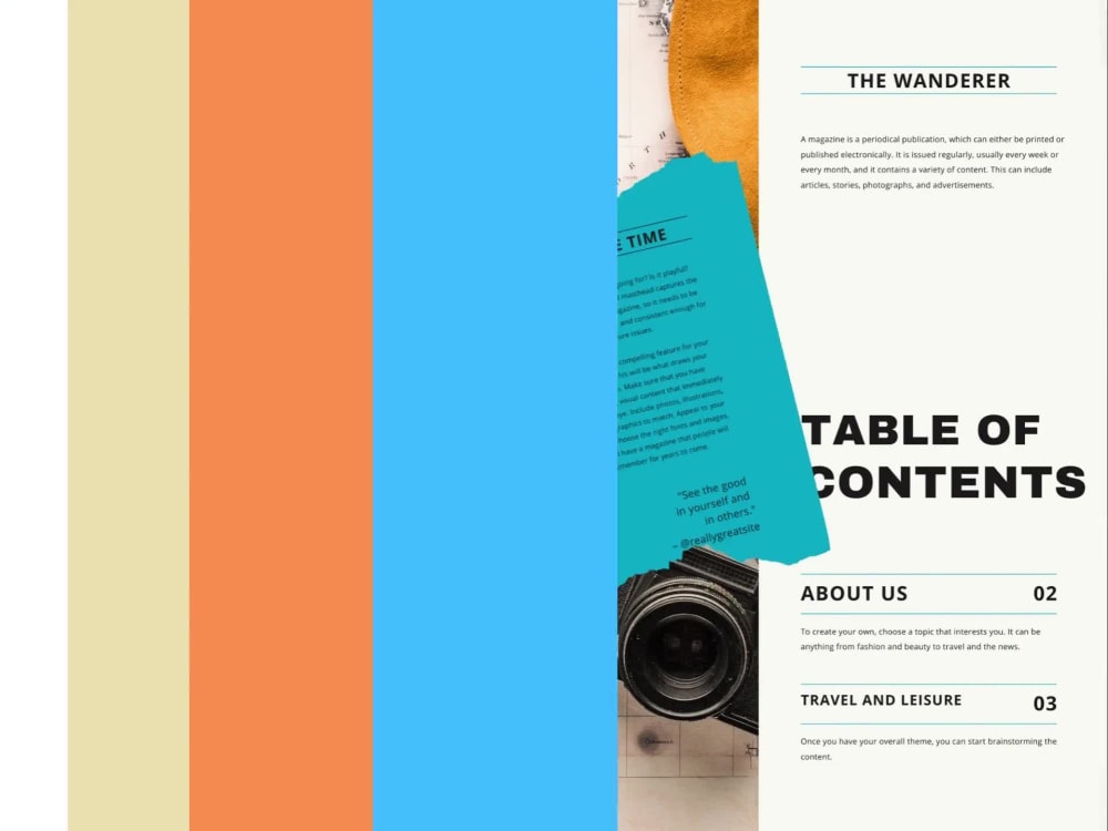 A Stunning, Modern Magazine Layout, Catalog, Newsletter, Annual Report ...