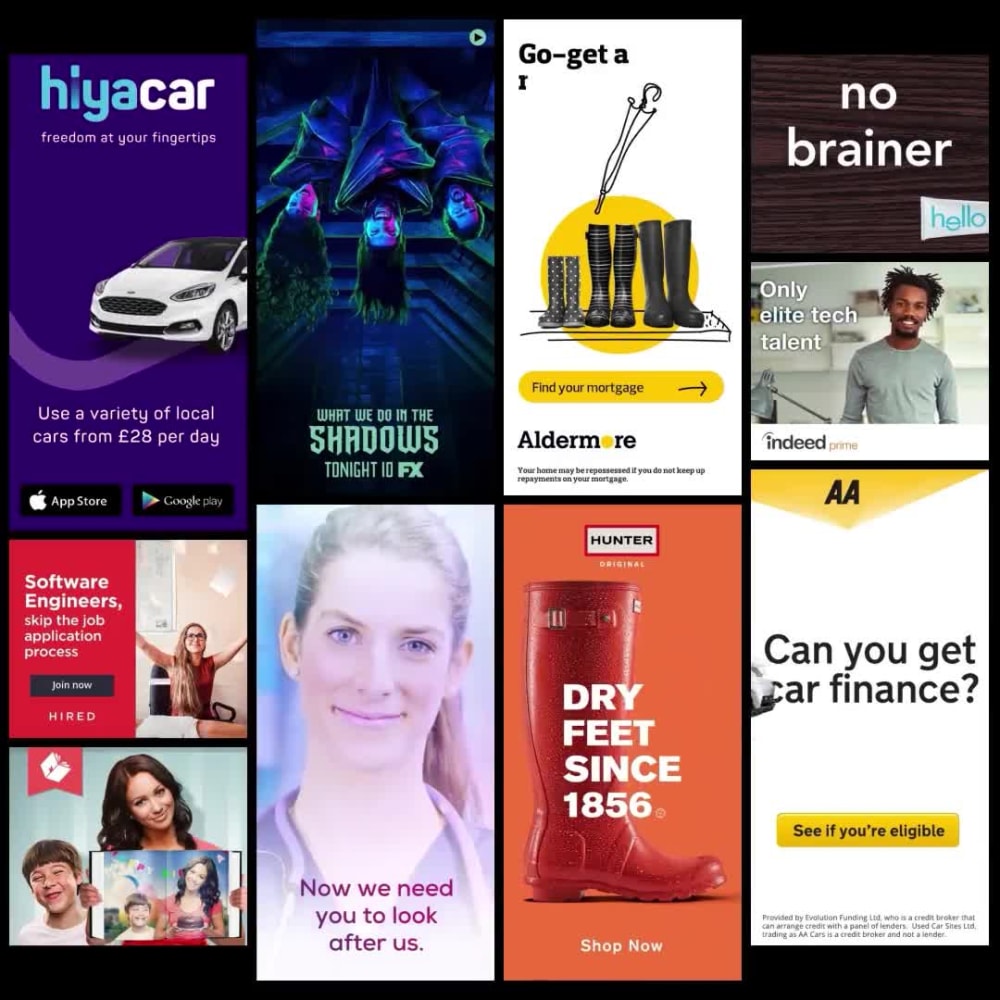 3x HTML5 Animated Display banners for Google Ads, DoubleClick ...