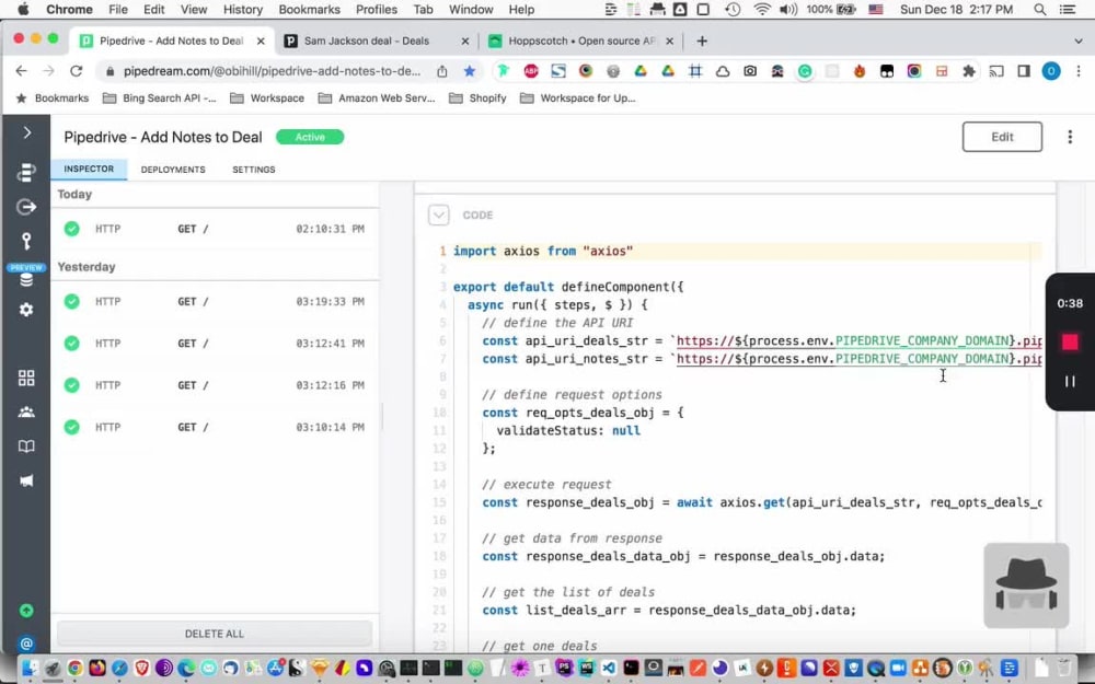 A Custom Coded Workflow Automation In Pipedream Upwork 7580