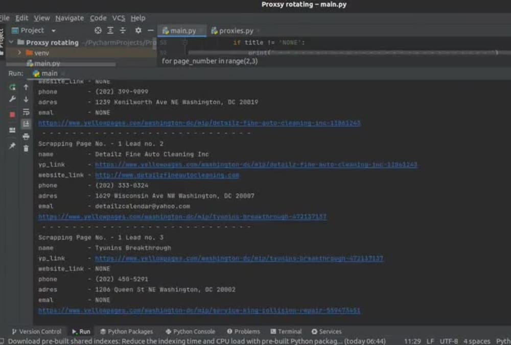 Data extraction from the website as a CSV / excel file | Upwork