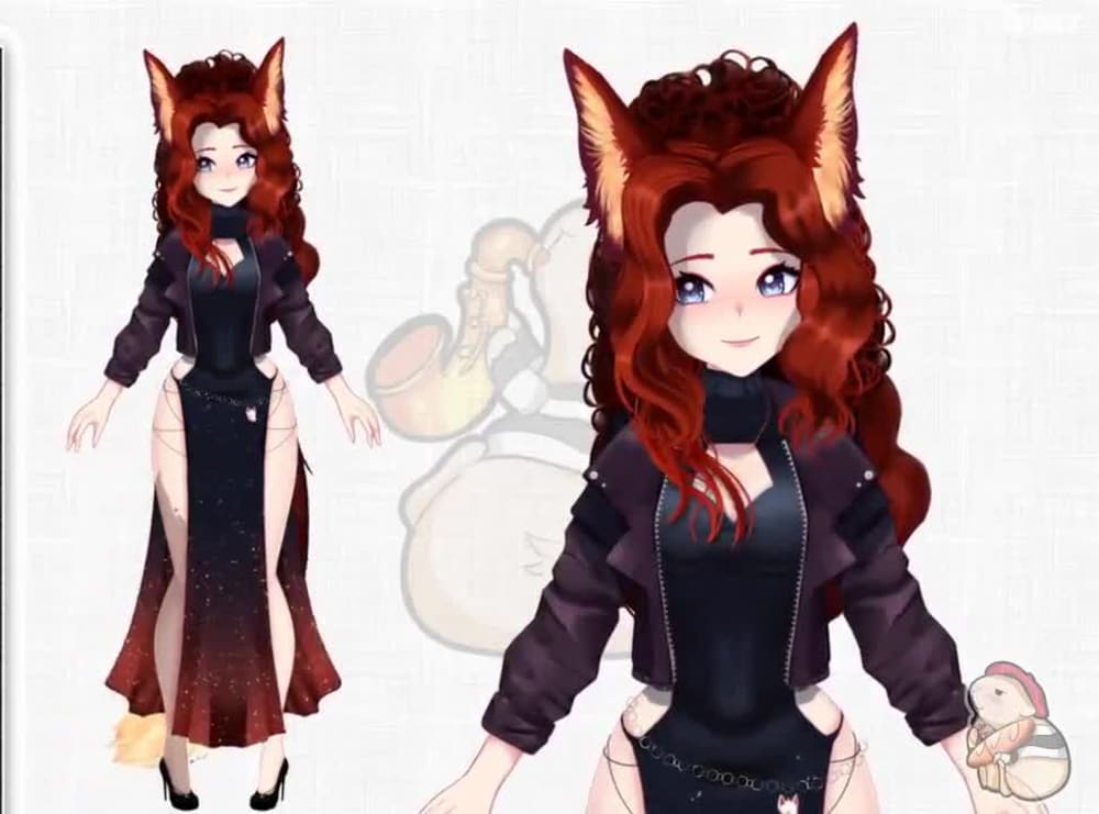 2d vtuber model, rigging, live2d model | Upwork