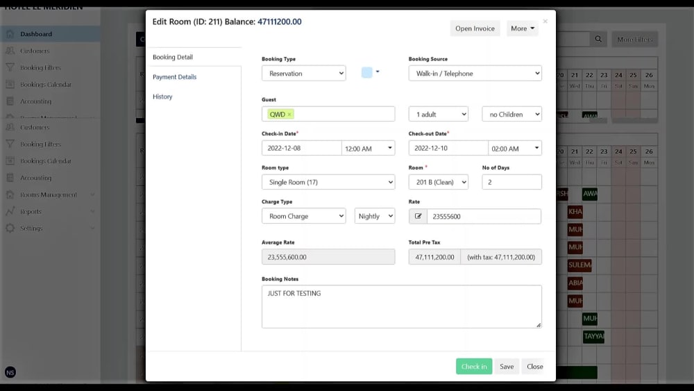Hotel room booking and restaurant management software | Upwork