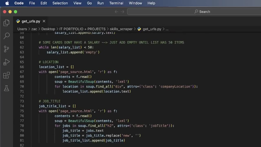 Python Web Scraping And Data Mining Upwork