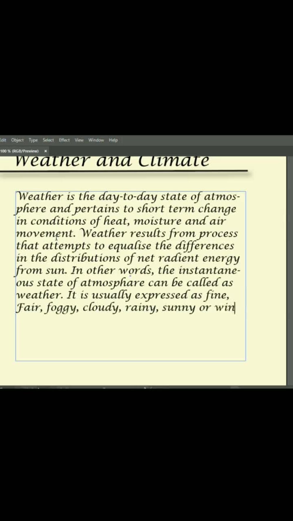 Typed Page for your ebook. | Upwork
