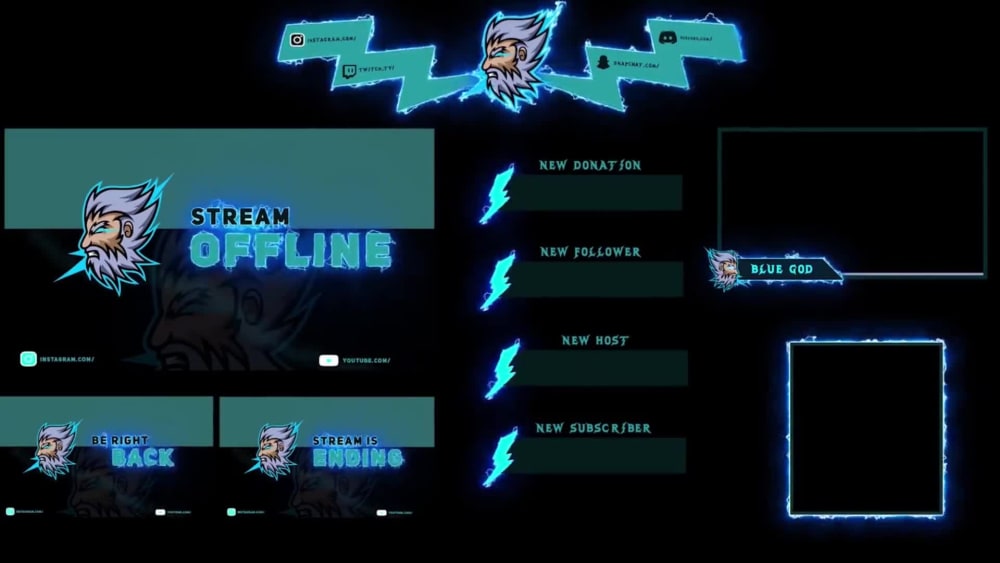 Stunning Animated full streaming pack | Upwork