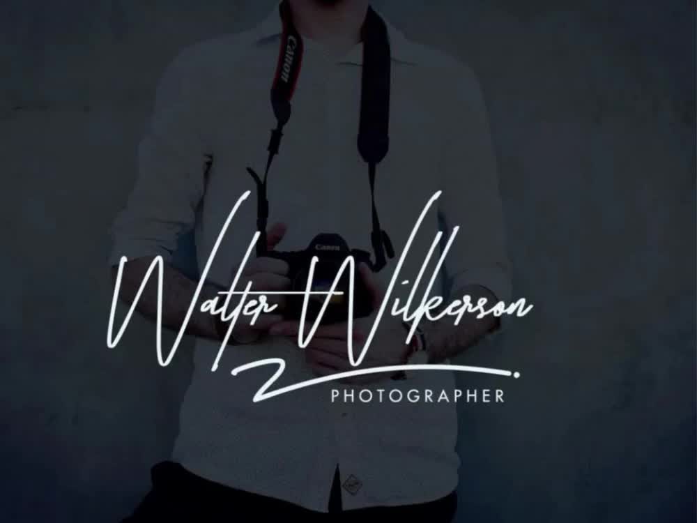A modern photography logo signatures or watermark | Upwork