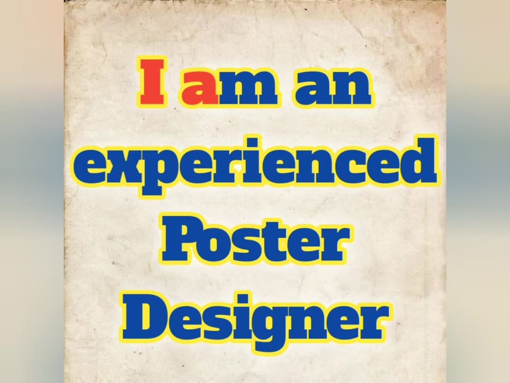An amazing and creatively made poster | Upwork