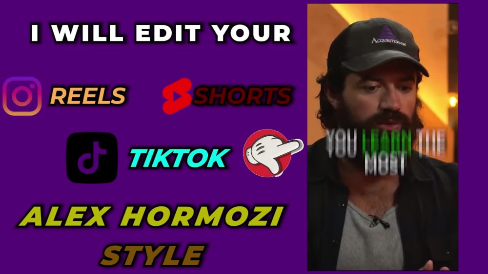 Instagram Reels Youtube Shorts Tiktok Video Editing Upwork