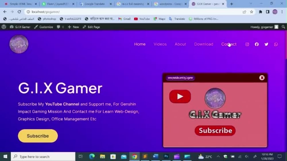 A WordPress Website that is clean and simple and looks cool | Upwork