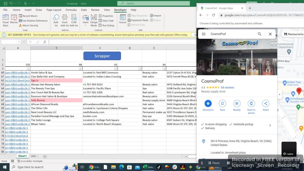 Macro Vba Script For Web Scraping Upwork