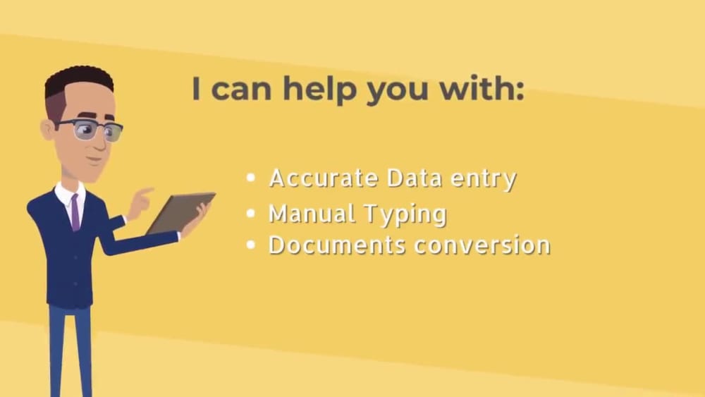 Accurate data entry, manual typing, convert PDF to Word and Excel | Upwork