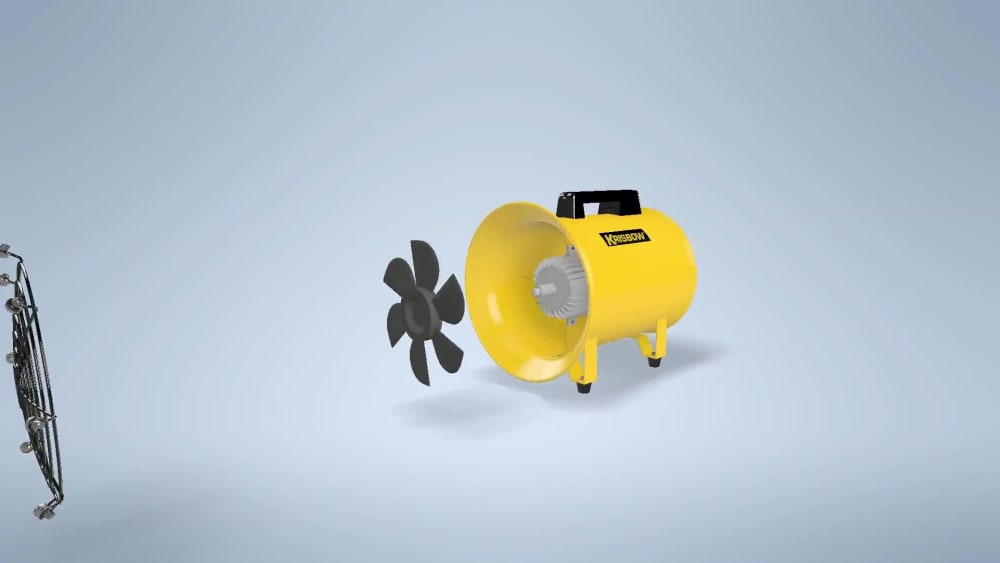 3D cad design animation presentation assembly and explode product view ...