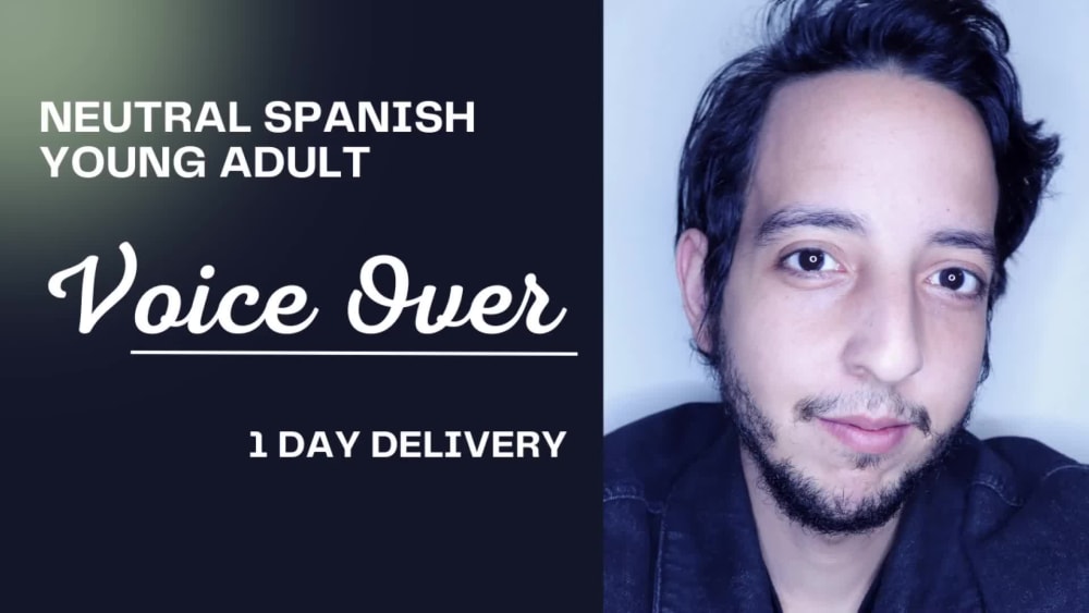 A recording of a young adult neutral Spanish male voice over | Upwork